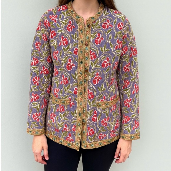 no brand | Jackets & Coats | Reversible Floral Quilted Jacket | Poshmark